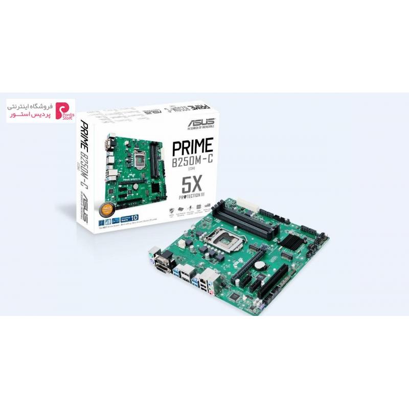 مادربرد ایسوس مدل PRIME B250M-C/CSM + توضیحات و قیمت