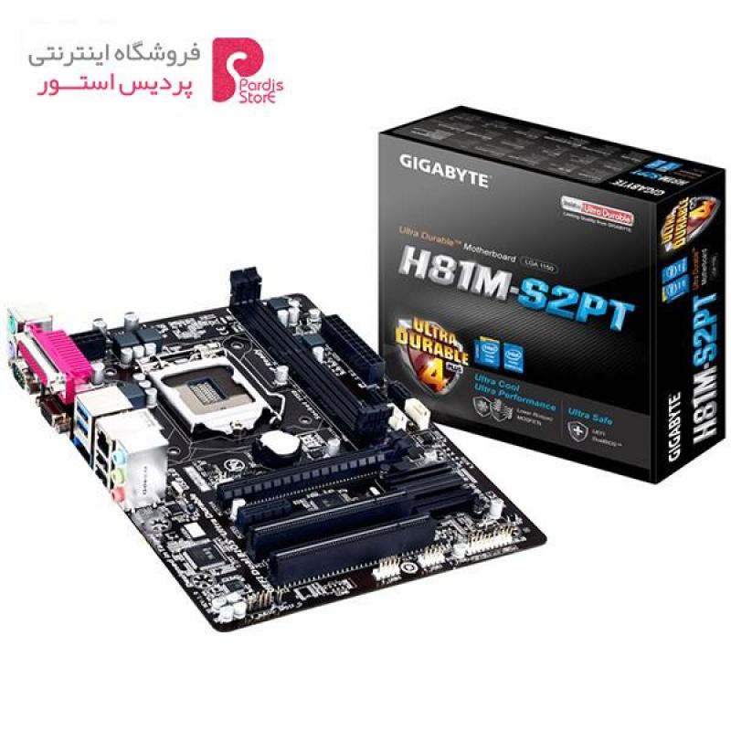 خرید و قیمت مادربرد گیگابایت مدل GA-H81M-S2PT rev.1.0 | پردیس استور