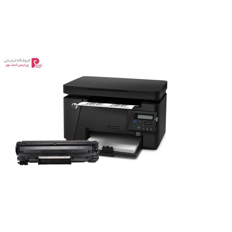 خرید و قیمت پرینتر لیزری اچ پی مدل LaserJet Pro MFP M125a به همراه یک ...
